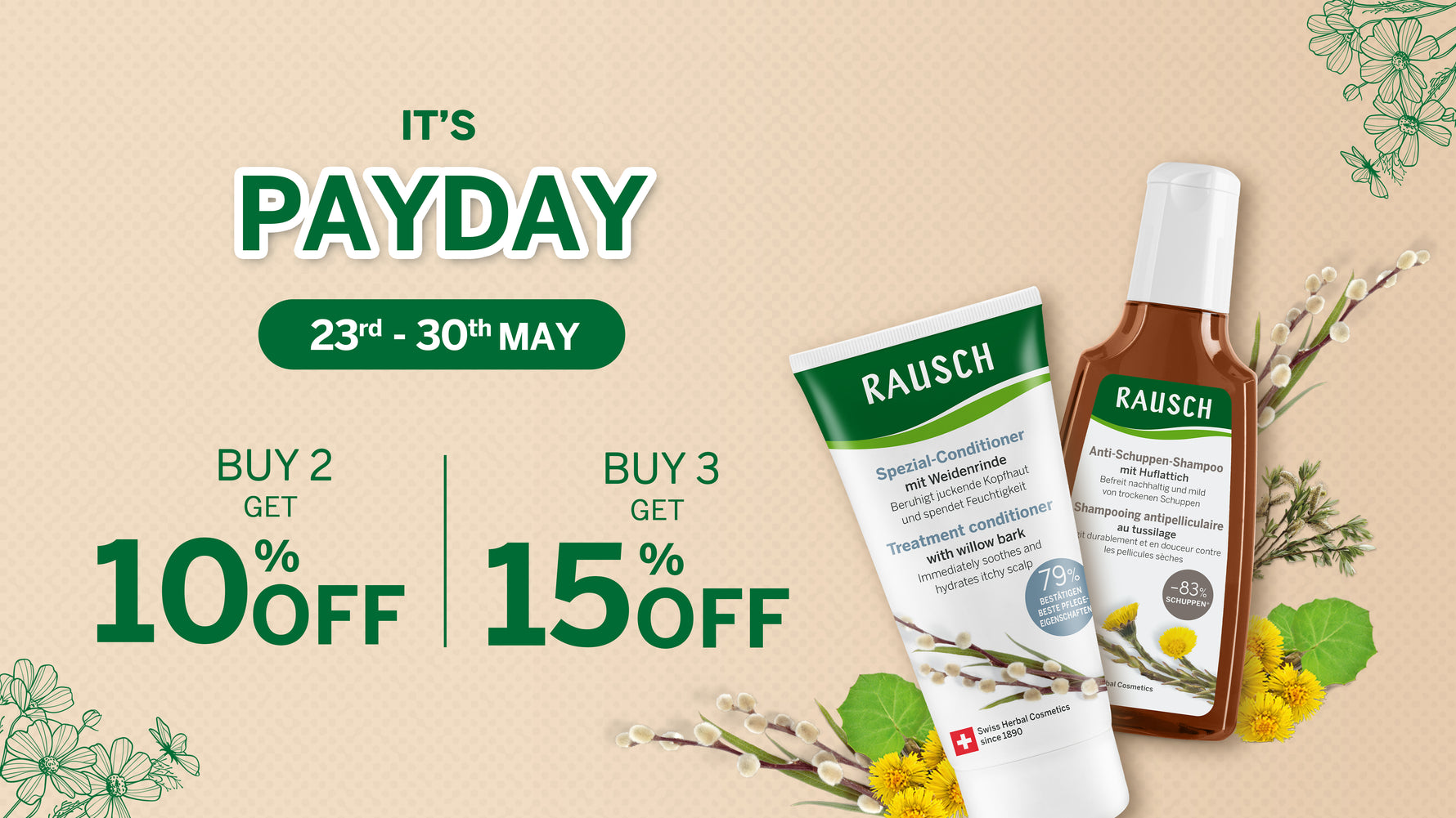 RAUSCH Swiss Herbal Scalp and Hair Care | Now in Singapore